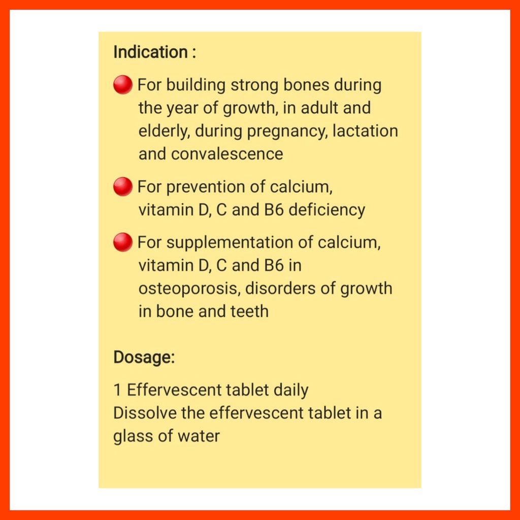 ซีดีอาร์-แคลเซียมเม็ดฟู่ รสส้ม เพื่อกระดูกที่แข็งแรง CDR Calcium-D ...
