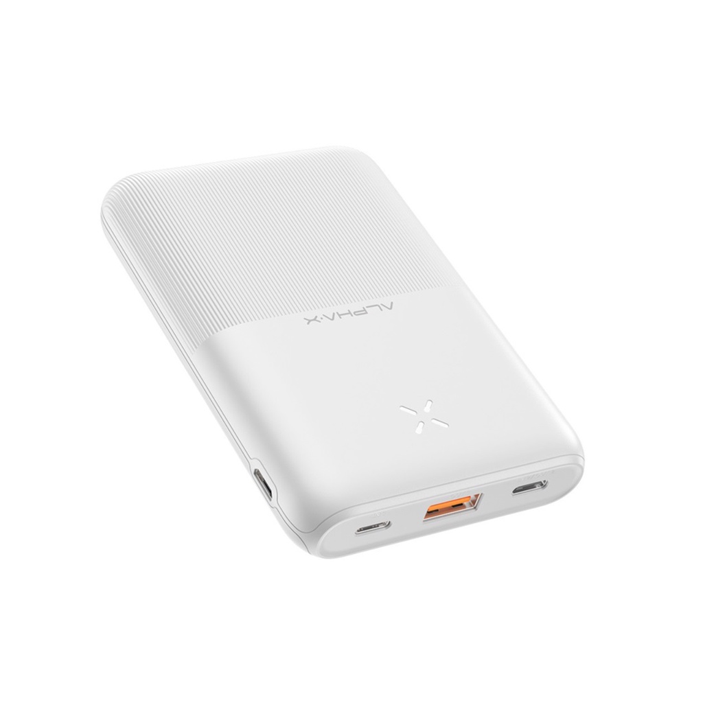 Power Bank 10000mAh พาวเวอร์แบงค์ ALPHAX รุ่น B10PD รองรับการชาร์จเร็ว PD20W QC 3.0 รับประกัน ...