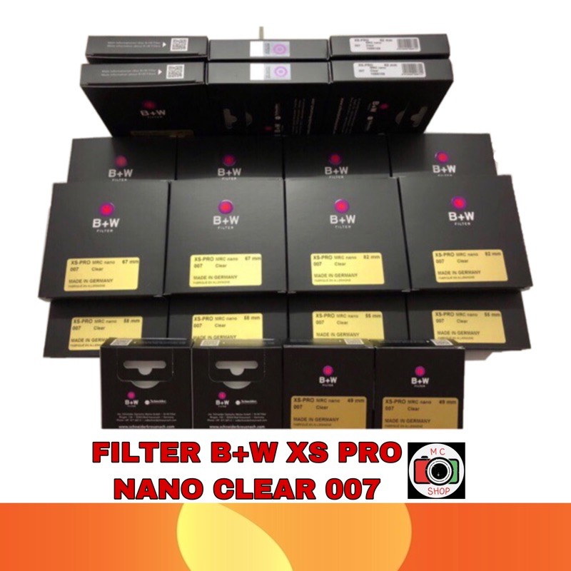 FILTER B+W MASTER & XS-PRO MRC NANO CLEAR 007 39-95mm ของแท้ 100% ...