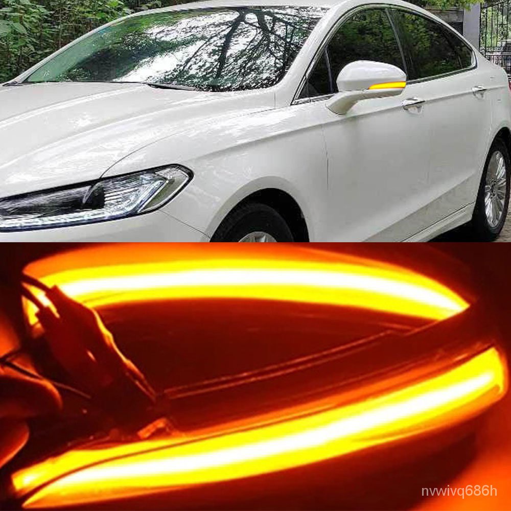 Car Flashing 1Pair For Ford Mondeo MK5 2014-2019 MK V 5 LED Side Wing ...