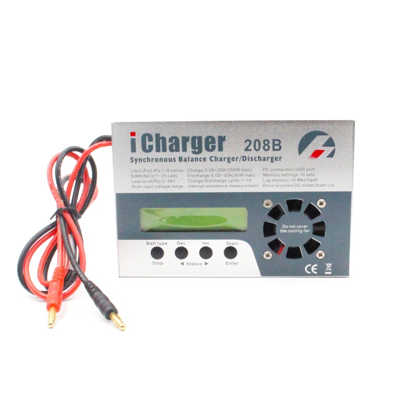 Original iCharger 208B 1-8S 20A 350W Lipo Battery Charger Discharger ...