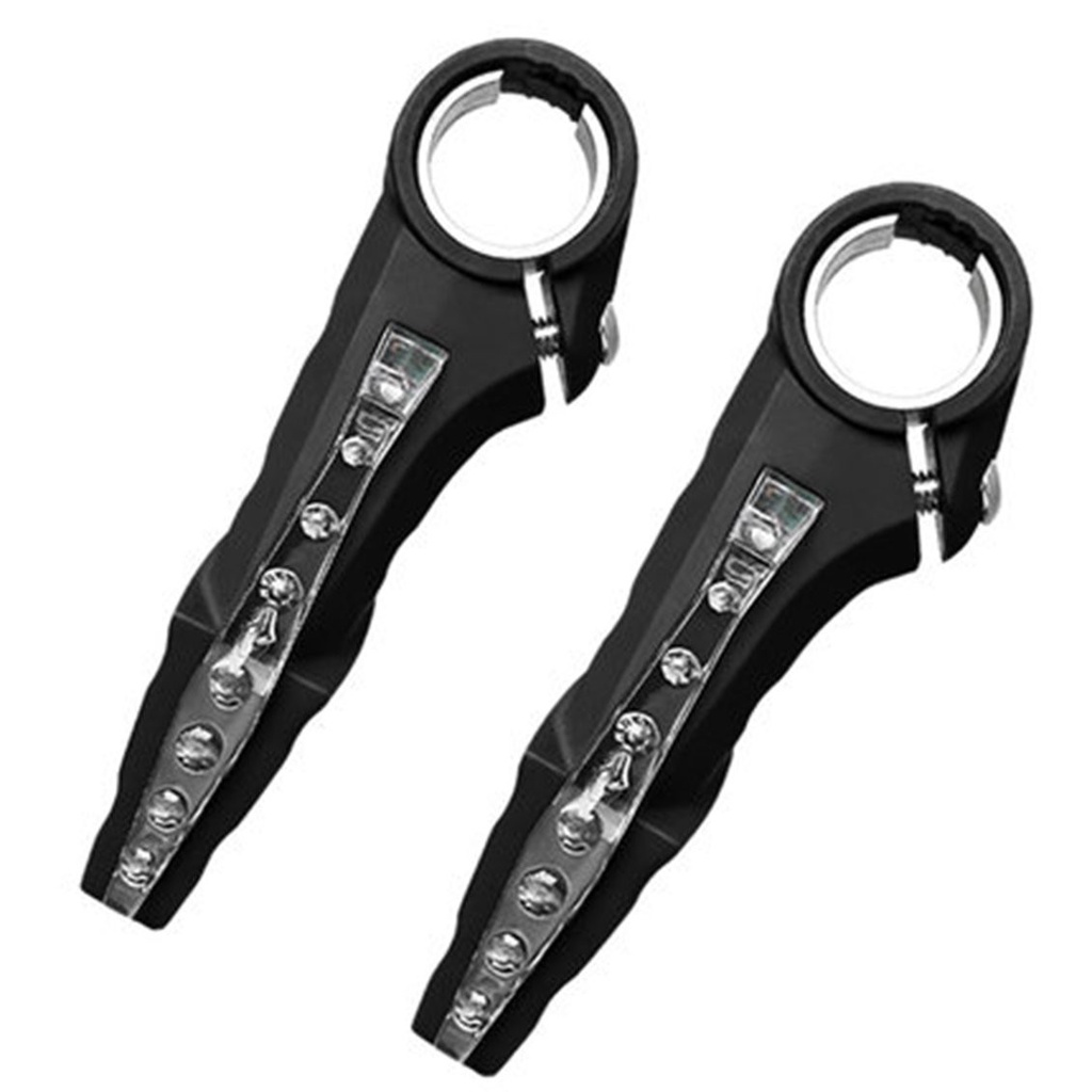 อุปกรณ์จักรยาน Bicycle Handlebar LED Turn Light Flash Light Handle Bar ...