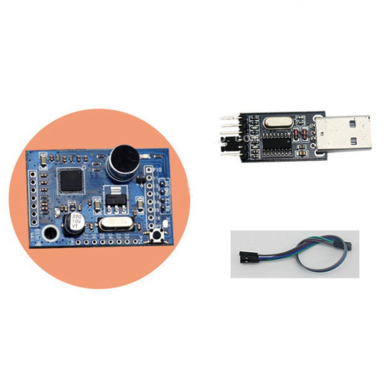 Ld3320 บอร์ดทดลองการจดจําคําพูด พร้อมตัวแปลง DA ไมโครโฟน เอาท์พุตเสียงลําโพง LD3320A สําหรับ ...