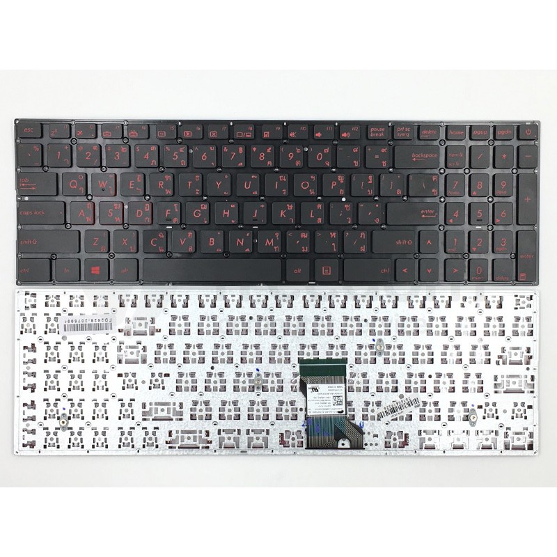 KEYBOARD ASUS คีย์บอร์ด ASUS UX52V G501 Q501 N501 UX501 UX501JW N541 ...