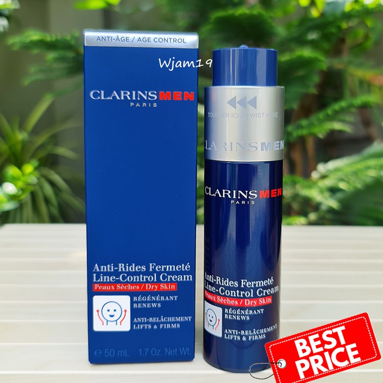 ครีมลดริ้วรอย (ผู้ชาย) Clarins Men Line Control Cream 50 ml. (King ...