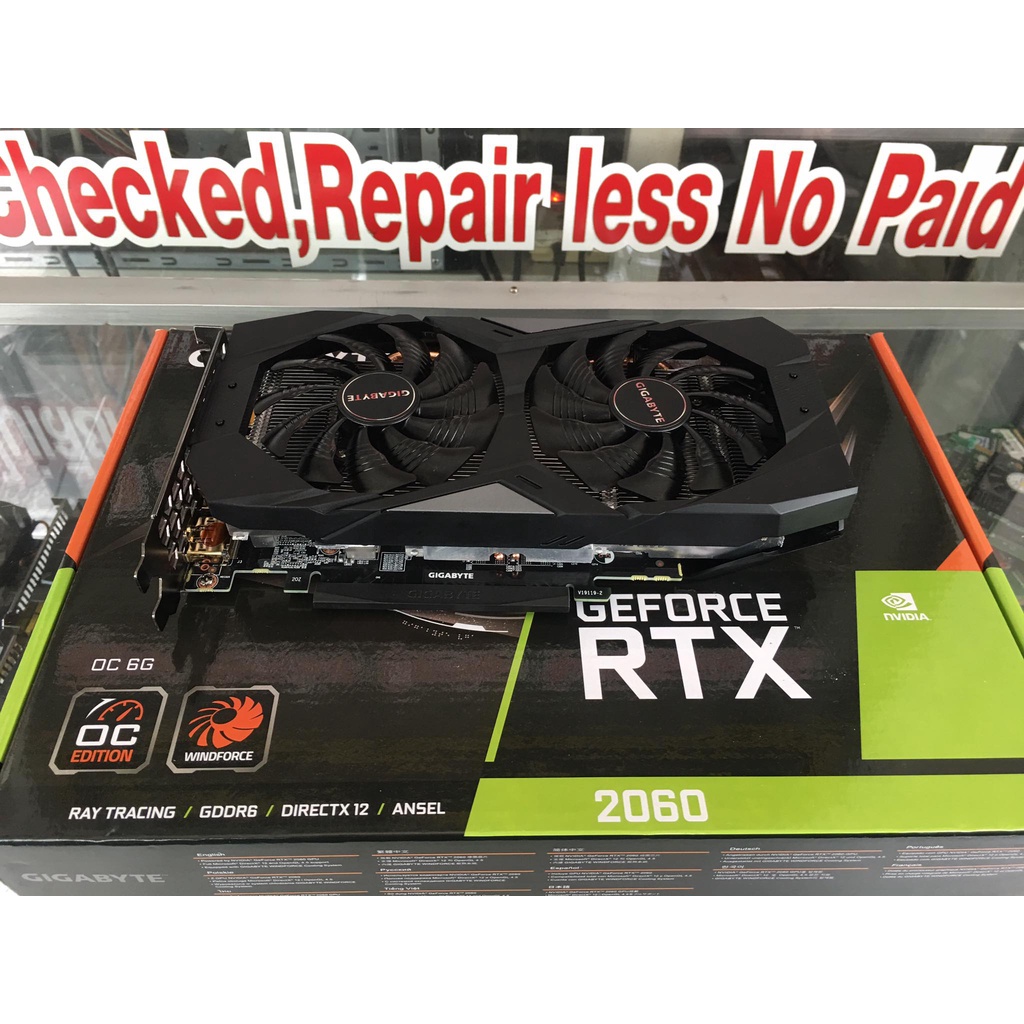 GIGABYTE RTX2060 WINDFORCE OC 6GB GDDR6(13372000220829)-RAM SAMSUNG ...