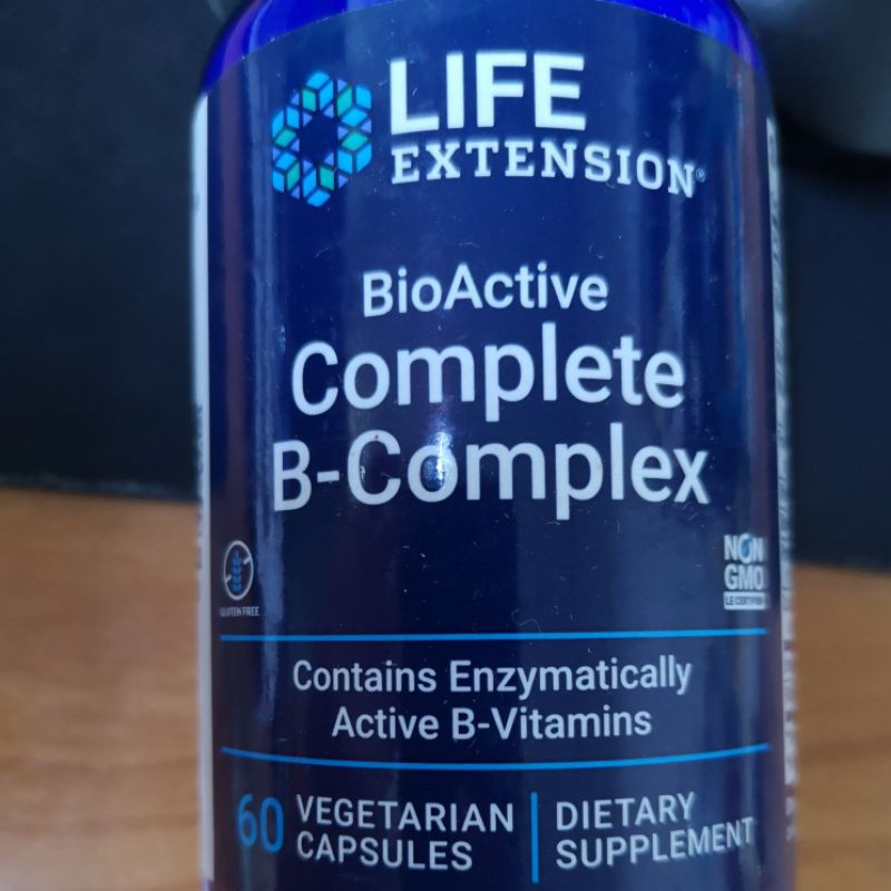 วิตามินบีรวม Life Extension BioActive Complete B-Complex Two-Per-Day ...