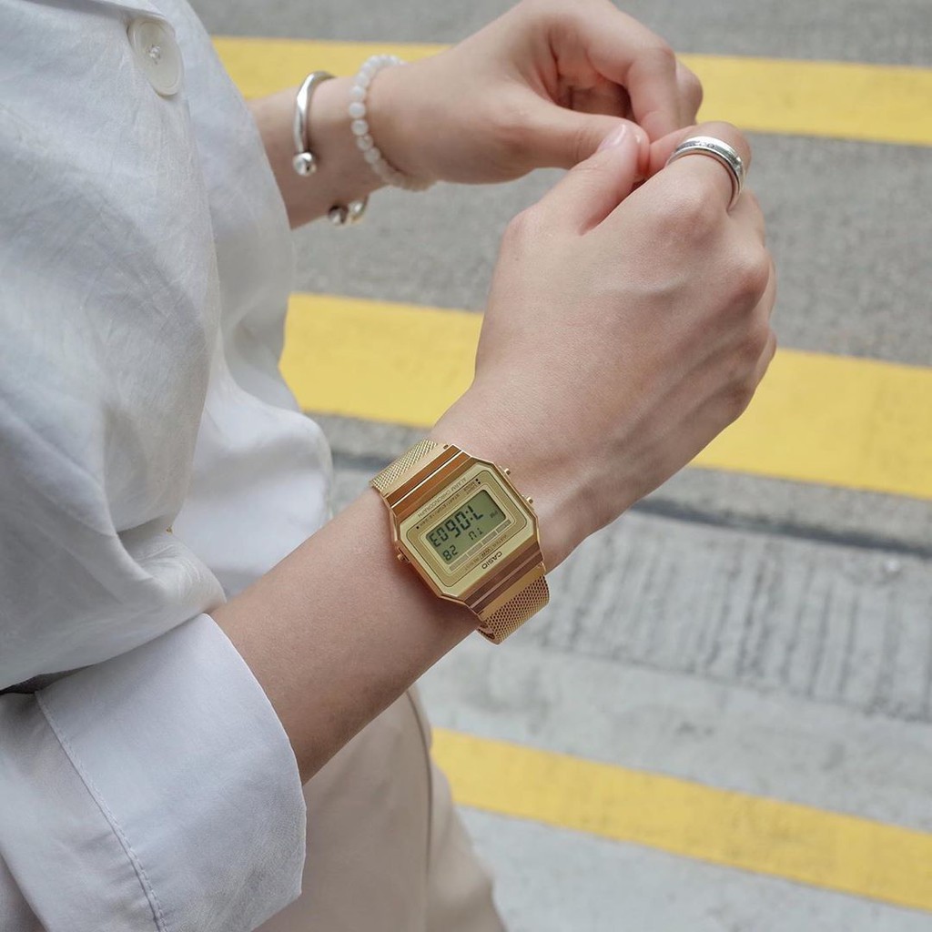 One year warranty CASIO Casio classic retro LED lighting waterproof ...