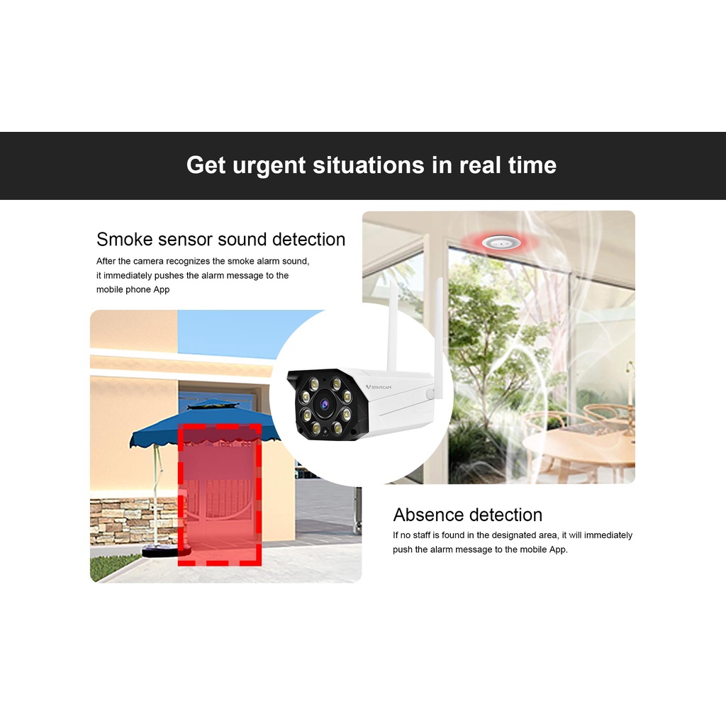 กล้องวงจรปิดWifi Vstarcam CS550 วัสดุคุณภาพคงทนยาวนาน เชื่อมต่อง่าย ...