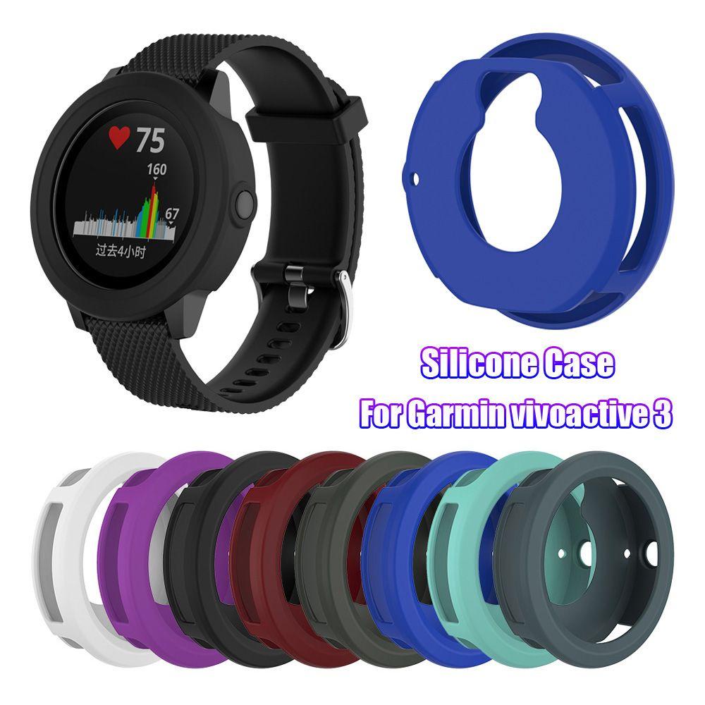SUHU New For Garmin Vivoactive 3 Soft Watch Cover Protective Case Shell ...