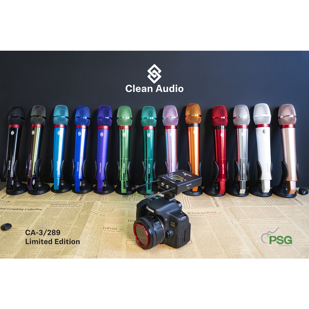 Clean Audio CA-3/289 Limited Edition Color Camera Wireless Microphone ...