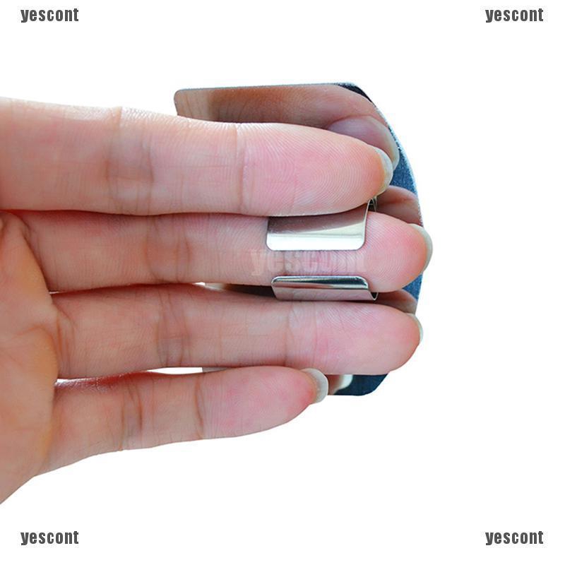 Brief Stainless Steel Finger Hand Protector Guard Knife Slice Shield ...