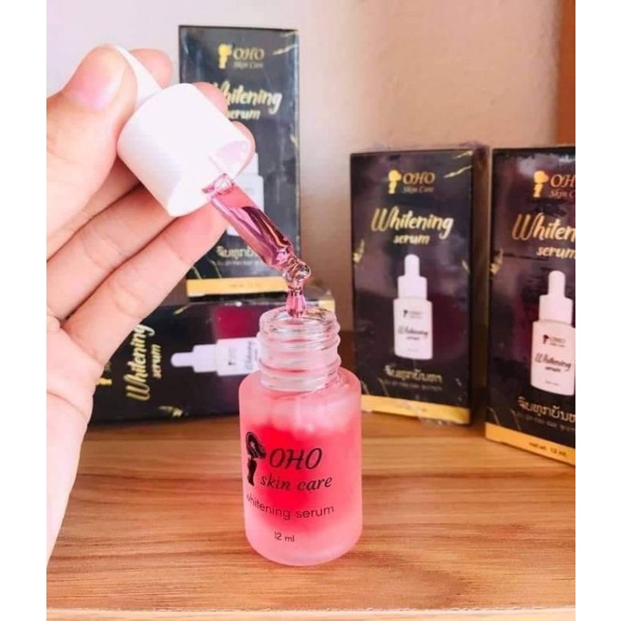 Oho Whitening Serum เซรั่มหน้าใส ลดสิวฝ้ากระ ผิวเนียนนุ่ม กระจ่างใส โอโหเซรั่มໂອໂຫເຊລ່ຳ เซรั่มโอ ...