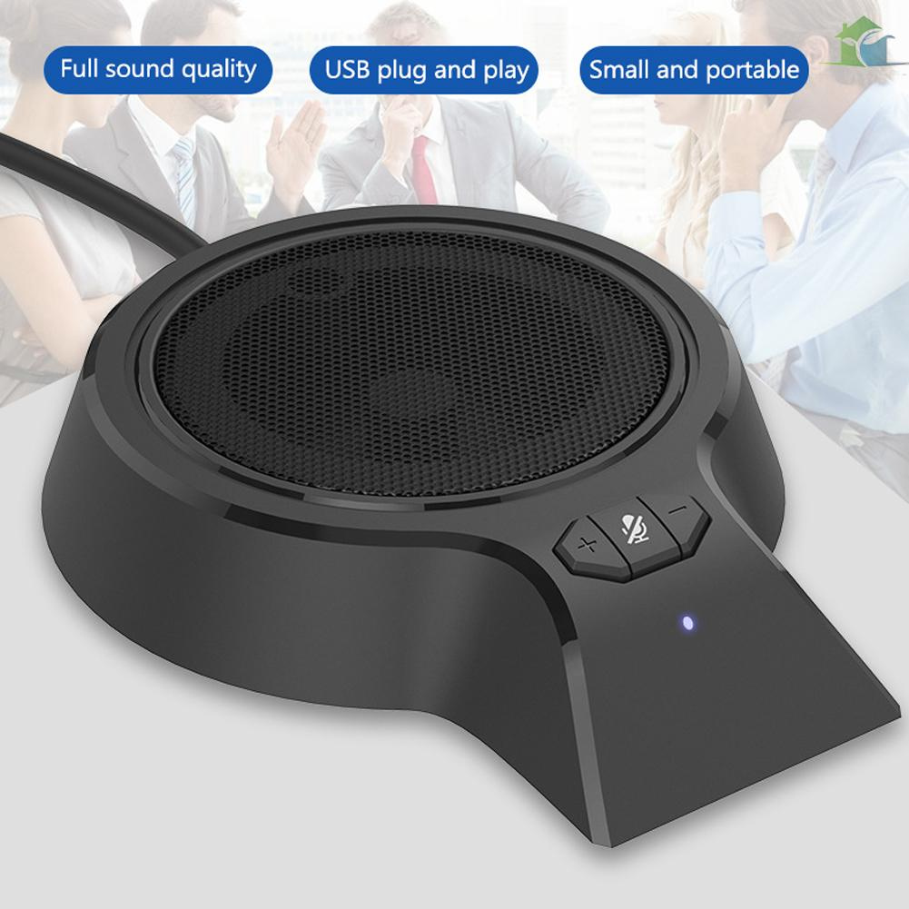 YOUP USB Conference Microphone 360° Omnidirectional PC Microphones USB ...