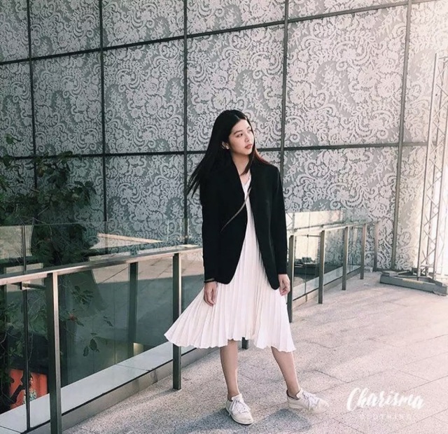 Charisma Clothing - เดรสพลีท รุ่น Pleat Dress - White สีขาว มือ 1 ราคา ...