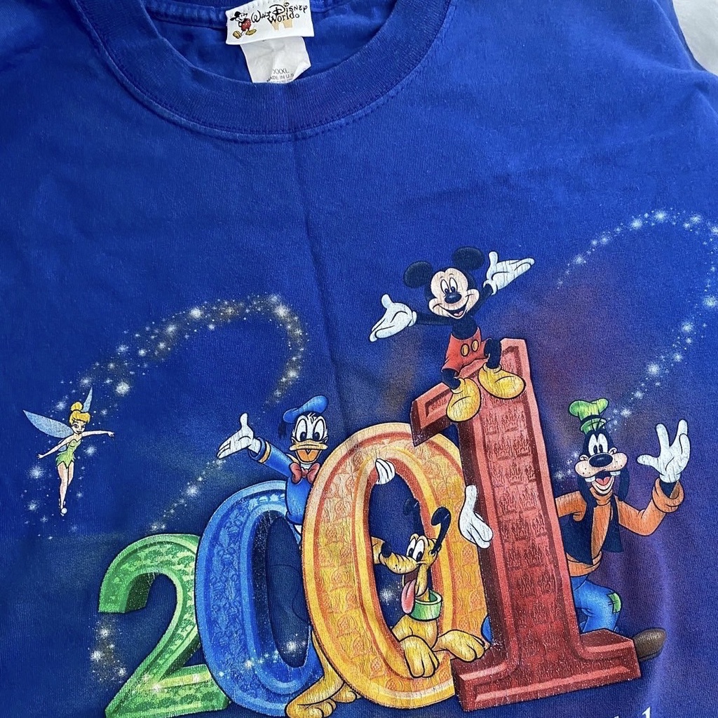 เสื้อยืด Walt Disney 2001 (made in USA) Size XXL-ของมือสอง - ensign_and ...