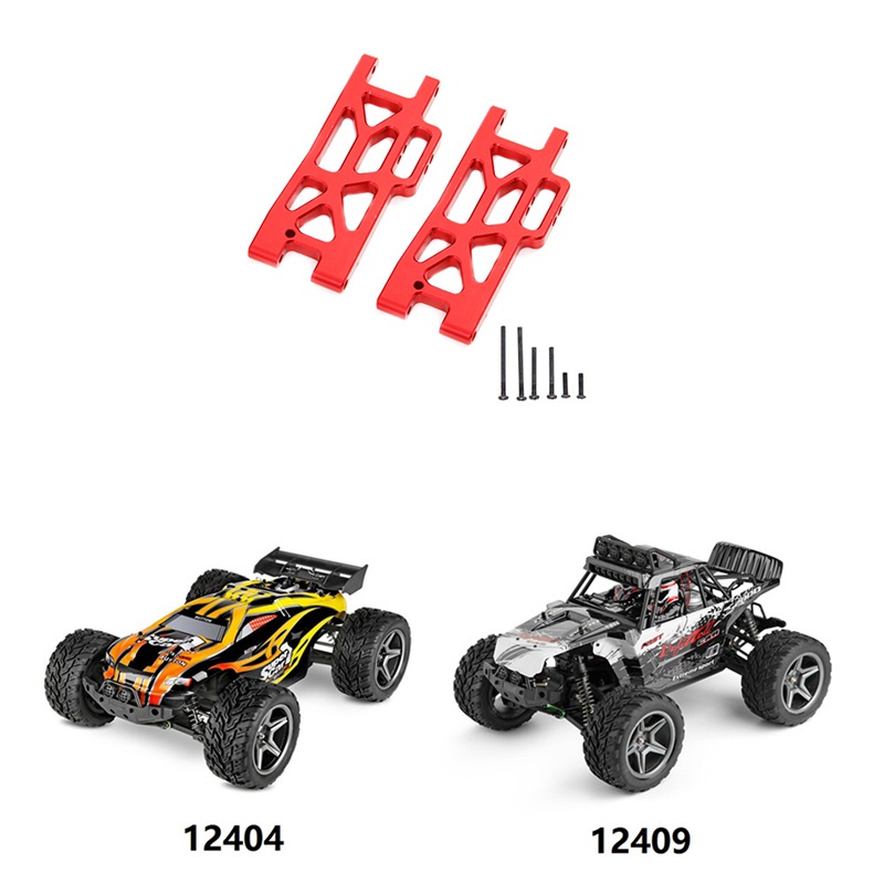 2Pcs Metal Front Lower Arm Swing Arm for WLtoys 104009 12402-A 12401 ...