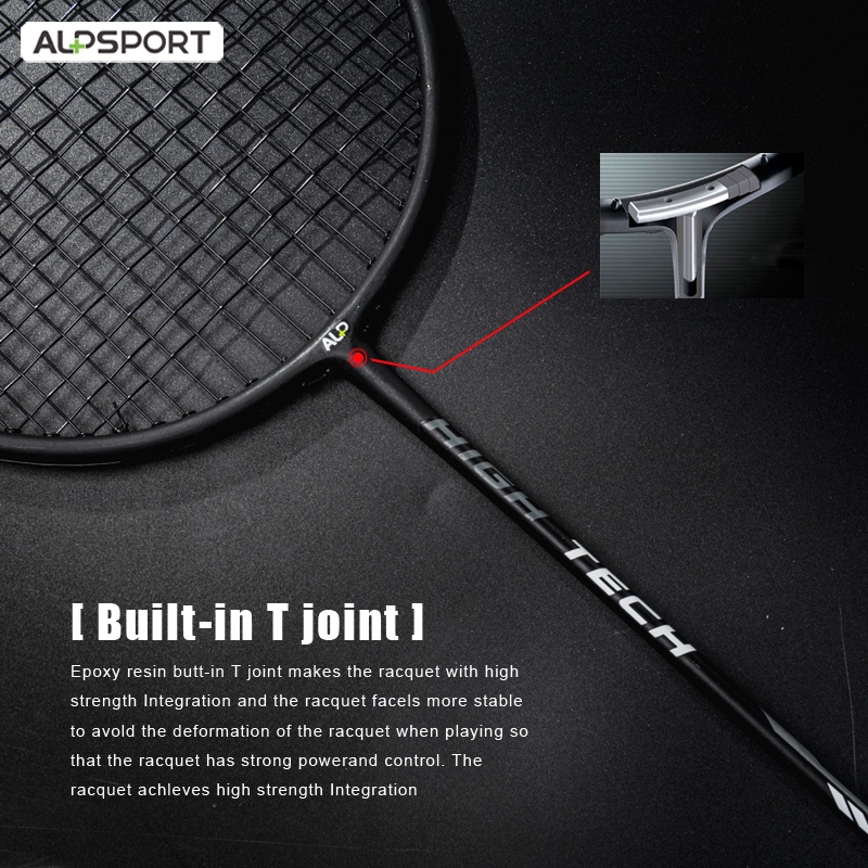 ALP RR 2 ชิ้น กระเป๋า 2 กาวมือ 4U ไม้แบดมินตัน G5 ไม้แบดมินตันฟูล ...
