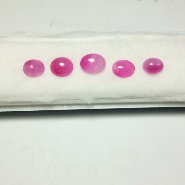 ทับทิม(หลังเบี่ย)Ruby Cab Oval/18 - onesatang - ThaiPick