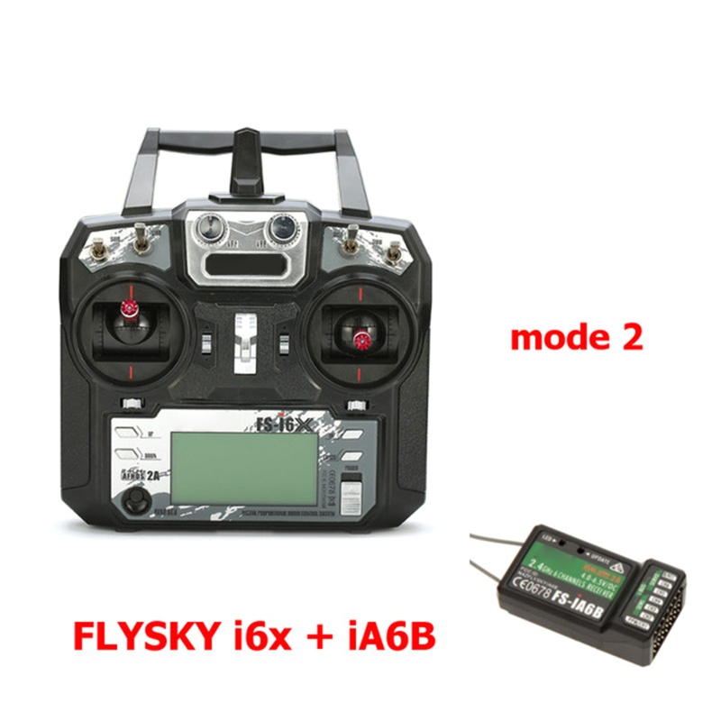Iwo ตัวรับส่งสัญญาณ iA6B พร้อมตัวรับสัญญาณ FS-i6X FS i6X 10CH 2.4GHz ...