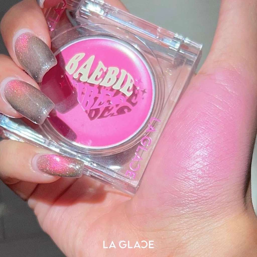 (แถมพัฟจิ๋ว) เบบี้บลัชลากลาส laglace barbie blush ครีมบลัชลากลาส บลัช ...