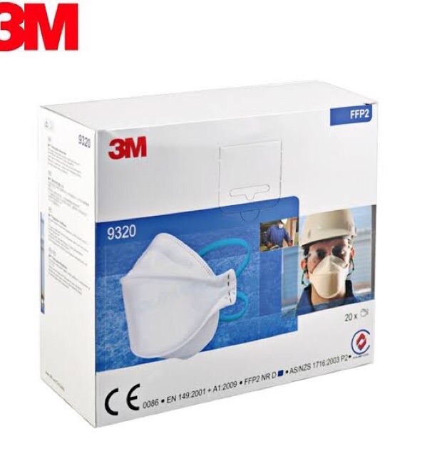 3M 9320 มาตรฐานFFP2 พร้อมส่ง ขายยกกล่อง 1กล่อง20ชิ้น - balljatu007 ...