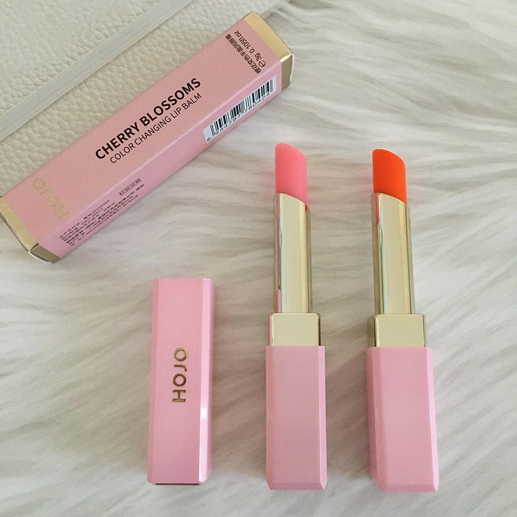 ลิป novo hojo color cherry lip balm ลิปบาล์ม ลิปสติก สไตล์เกาหลีรักษา ...