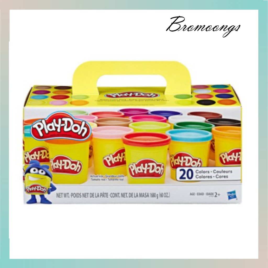 [PREMIUM] PLAY-DOH Classic Color Pack Clay Set 20PCS for Children ...