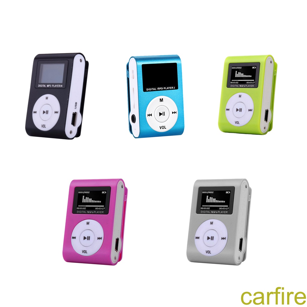 [ff86]Running Sport Mini MP3 USB Clip MP3 Player LCD Screen Support ...