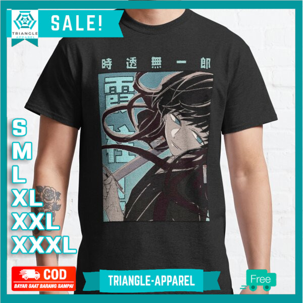 เสื้อยืดพิมพ์ลาย Demon Slayer Muichiro Tokito แฟชั่นสตรี 178472 เสื้อ ...