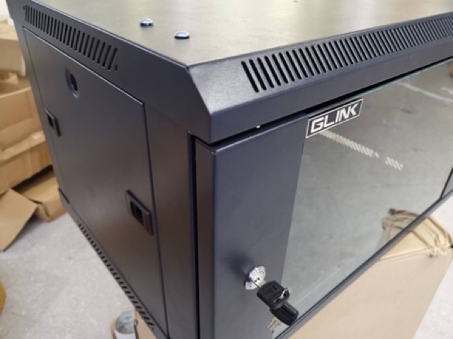 ตู้ RACK 6u 19นิ้ว ลึก45เซน สีดำ(B) ยี่ห้อGLINK - ncwshop - ThaiPick