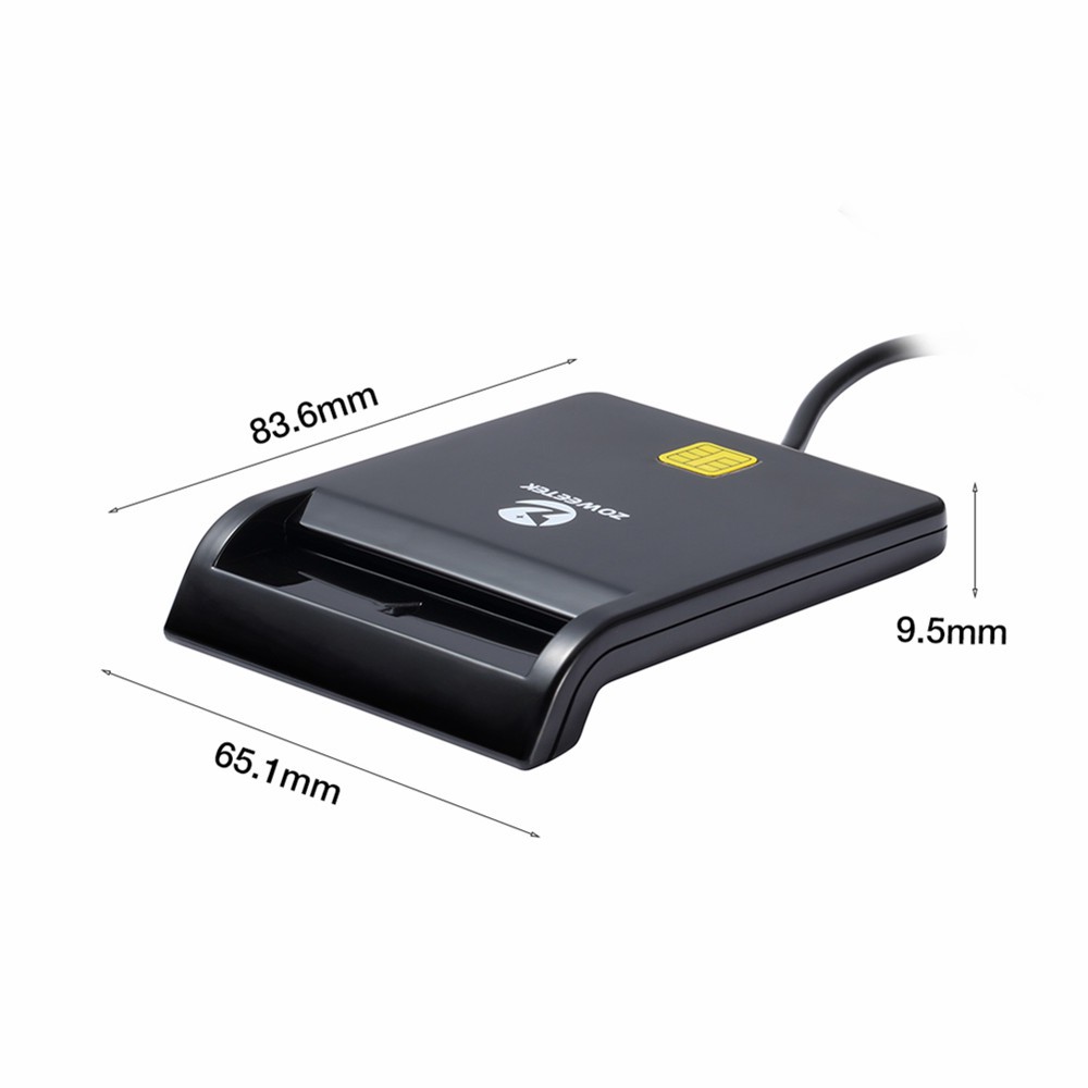 ZOWEETEK รับประกัน 2 ปี เครื่องอ่านบัตรประชาชน Smart Card Reader รุ่น ...