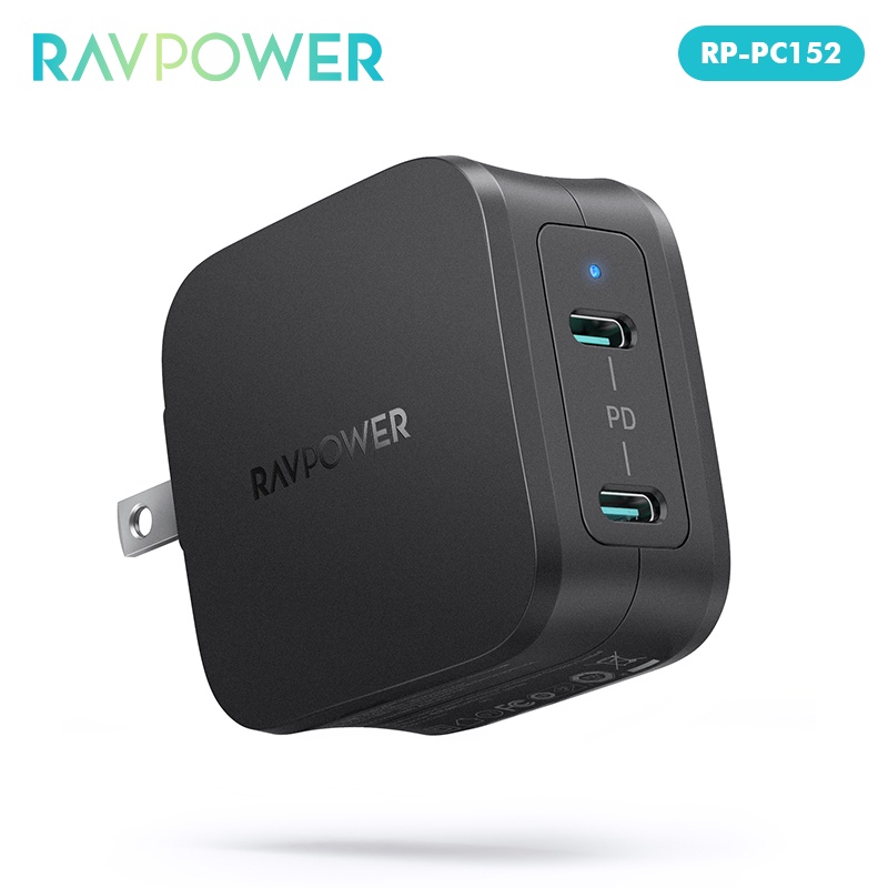 Ravpower Pc152 Usb Charger 40w Pd 3.0 Highest Fire Rating V-0 Quick ...