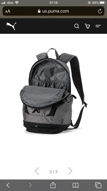 Puma Vibe Backpack Castlerock แท้ 100 - jutiporn_dc - ThaiPick