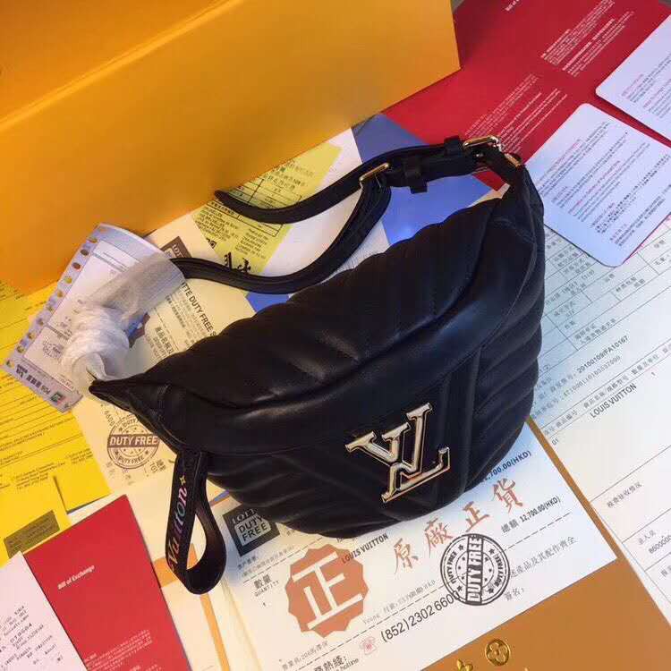 YA LV Louis Vuitton BUMBAG belt bag full leather silk-print pull brand ...