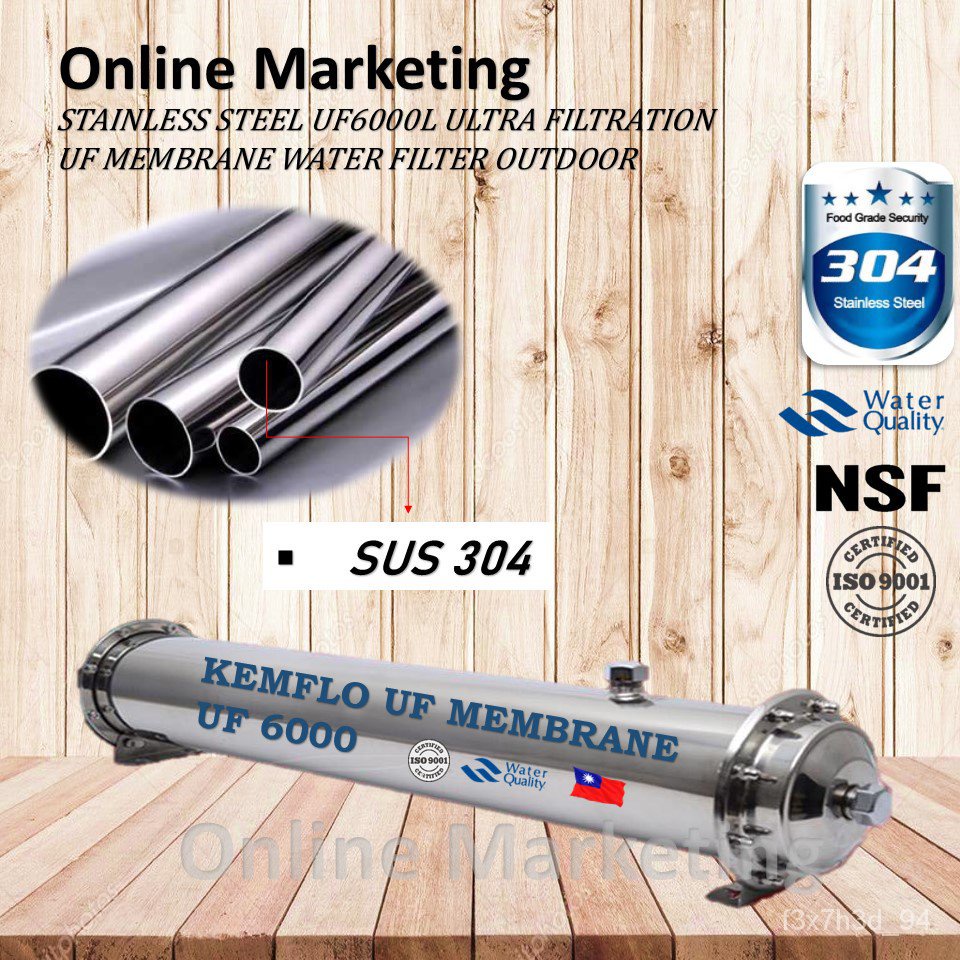KEMFLO UF6000L Ultra Filtration UF Membrane Water Filter Purifier ...