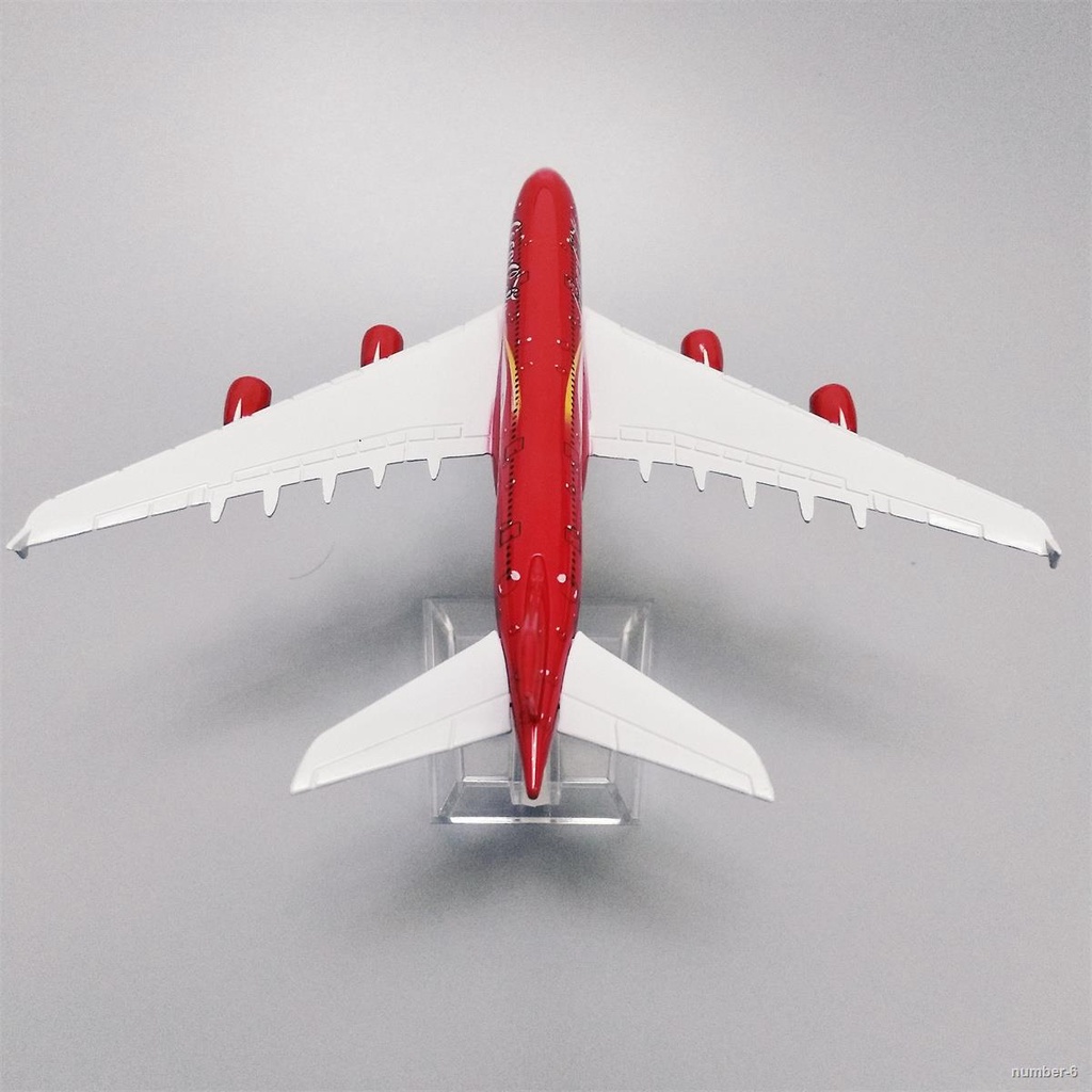 ของสะสม Alloy Metal Red Air Malaysia Airlines A380 Diecast Airplane ...