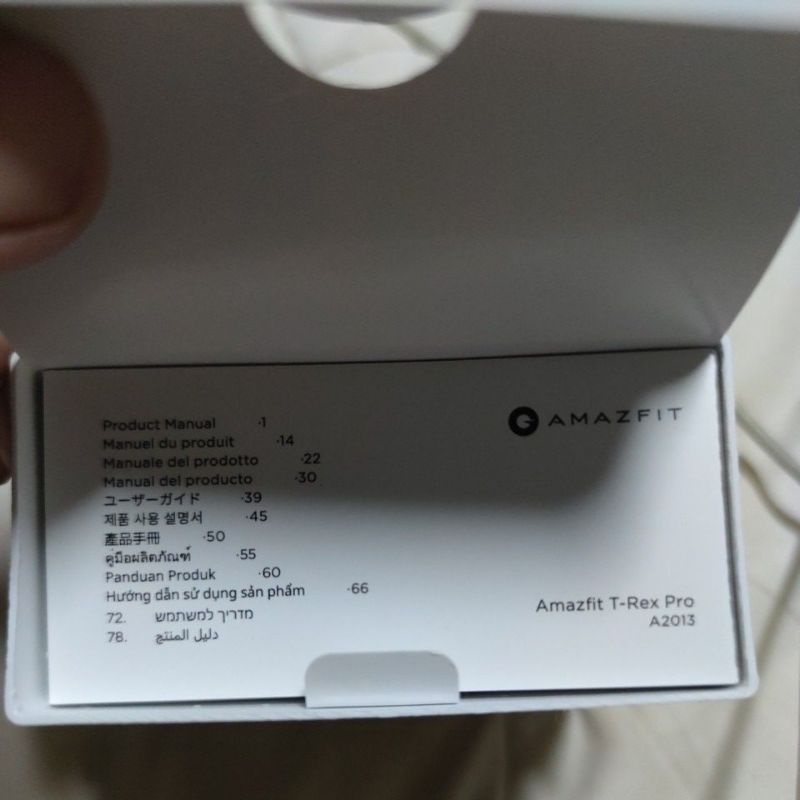 พร้อมส่ง New Amazfit T-Rex Pro Model A2013 Steel Blue Waterproof SpO2 ...