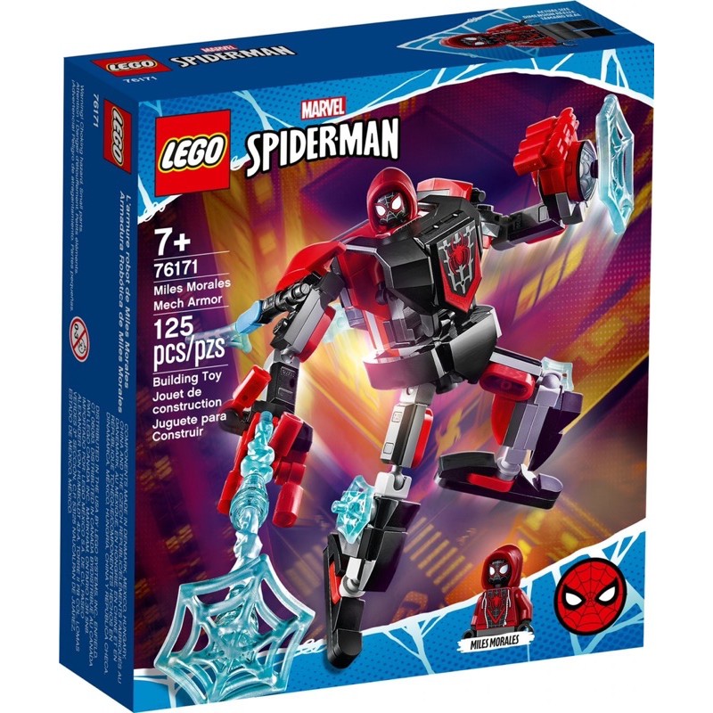 Lego 76171 Miles Morales (กล่องมีตำหนิเล็กน้อย) Mech Armor ของแท้ - bricks_kp - ThaiPick