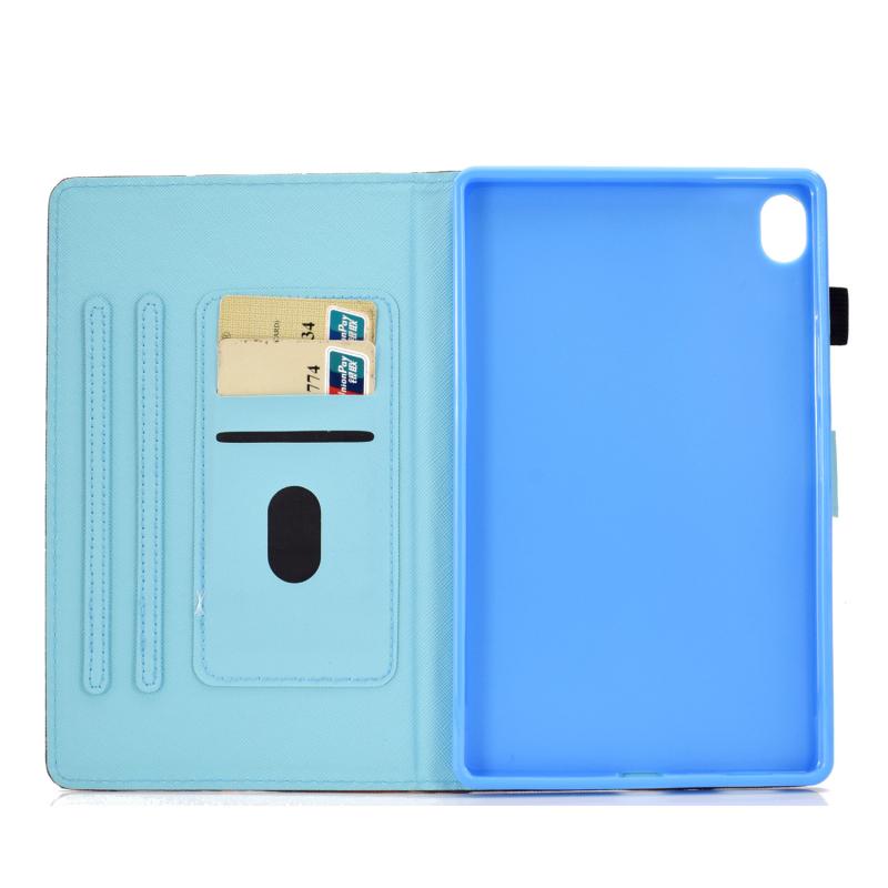 การ์ตูนแมวเคสสำหรับ Huawei MediaPad M6 10.8 SCM-AL09 SCM-W09 ปกสมาร์ท ...