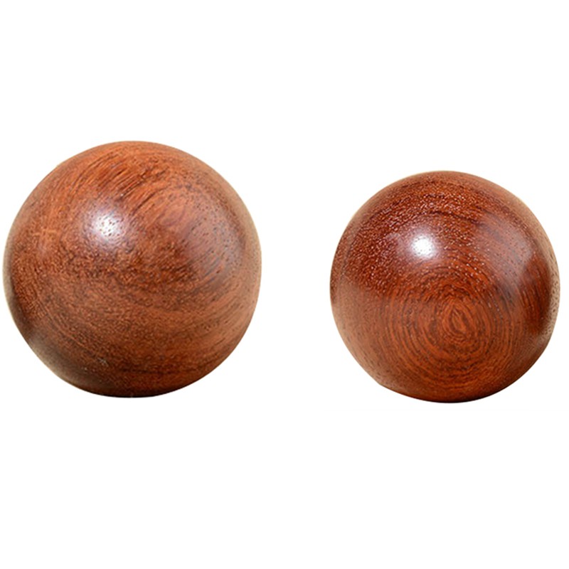 6Cm Wooden Stress Baoding Ball Health Exercise Handball Finger Massage ...