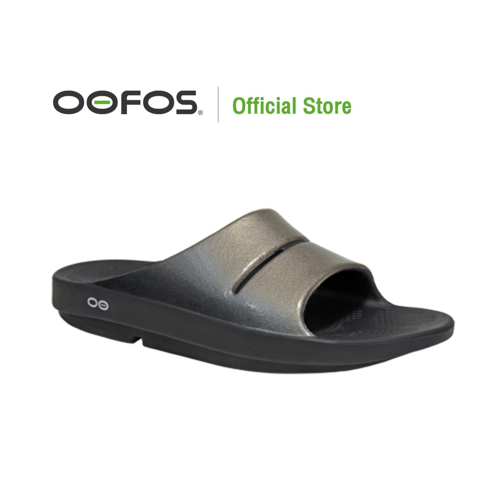 OOFOS Recovery Footwear รุ่น Ooahh Luxe Latte (ทอง)-Unisex - oofos_officialstore - ThaiPick