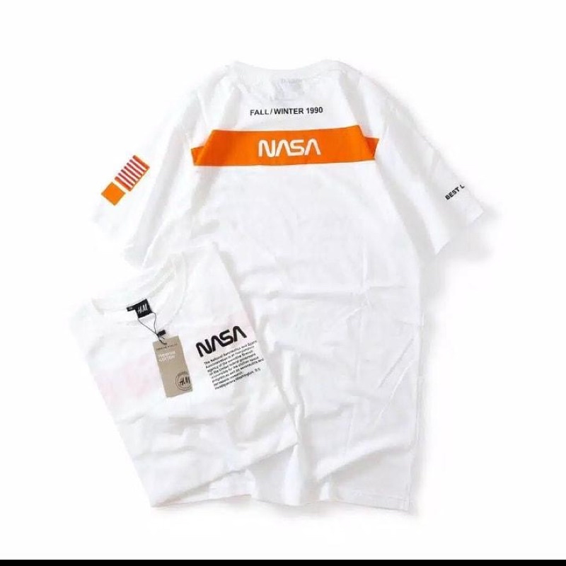 เสื้อยืดพิมพ์ลาย Nasa H & M Fulltag & Nasa H & M แฟชั่น Unisex สําหรับ ...