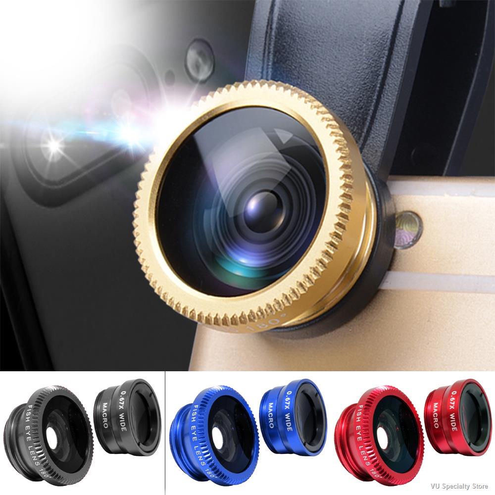 VU Specialty StoreUniversal Clip Lens 3in1 เลนส์มือถือ 3 มุมมอง เลนส์ ...