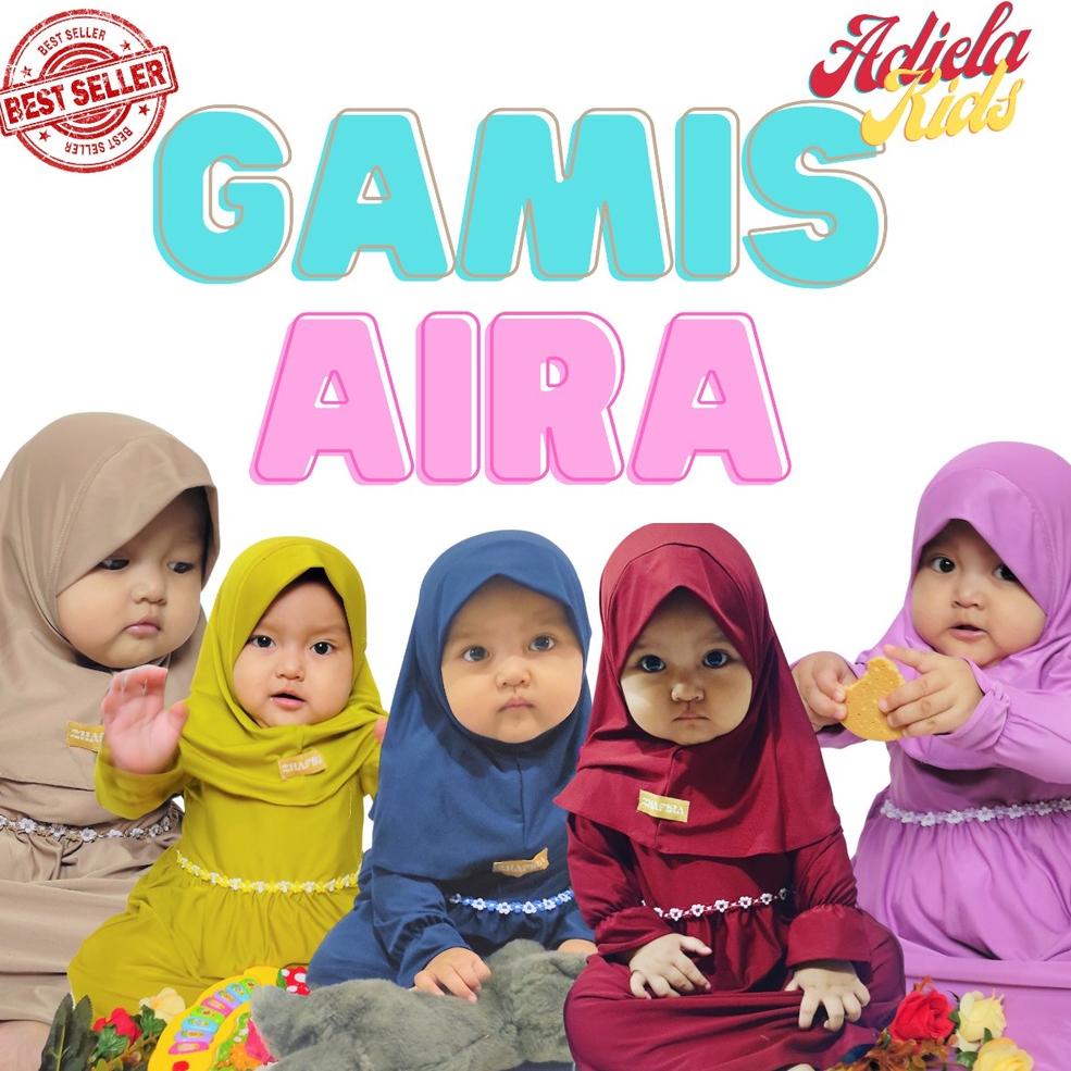 วันวันนี้ Gamis Baby Girl Aira แรกเกิด 0-12 เดือน Gamis ชุดจัสมิน ...