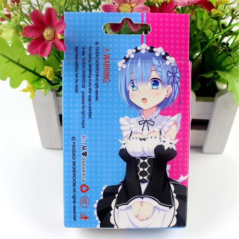 54cs Relife In A Different World From Zero laying Cards oker Rem Ram ...