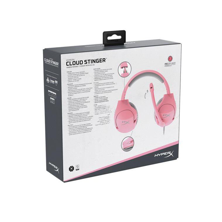 HYPERX Cloud Stinger Pink Gaming Headsets e-Sports Headphones RKSo ...