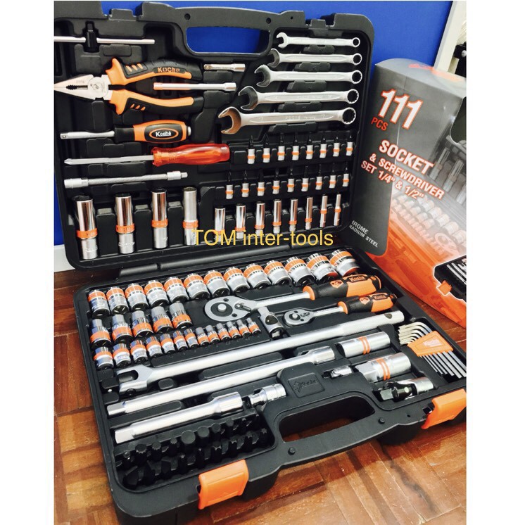 บล็อกชุด เครื่องมือ Koche 111 แท้ SOCKET SCREWDRIVER SET เป็นชุดยอดนิยม ...