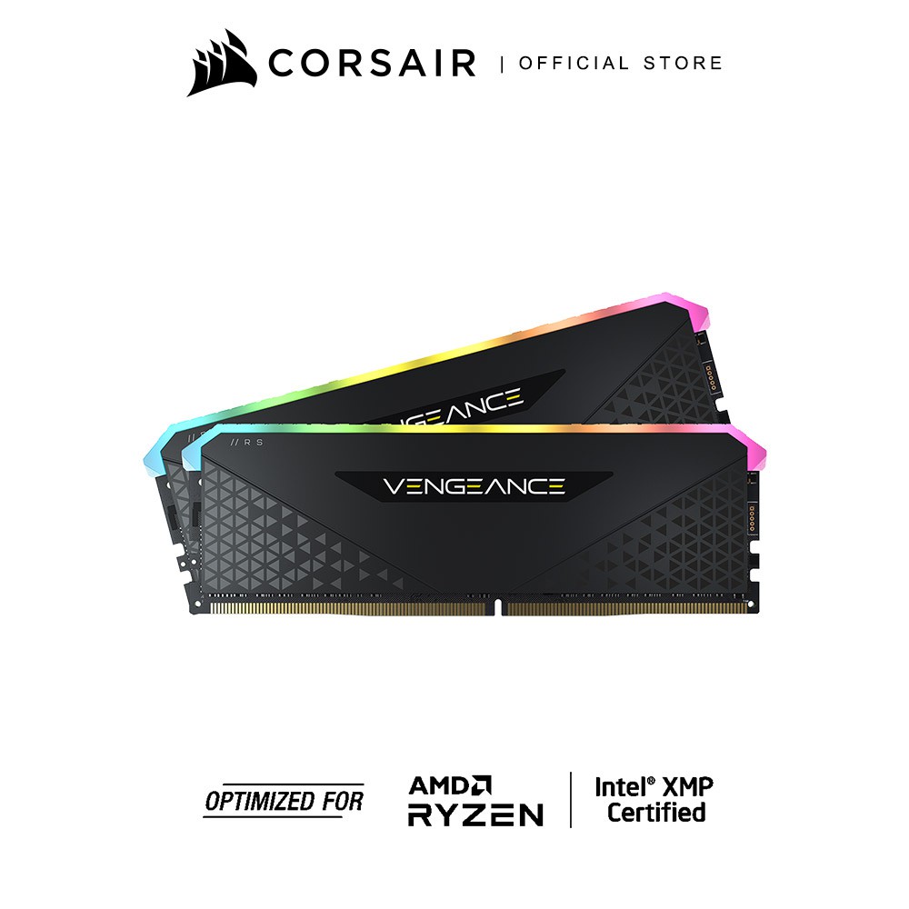 CORSAIR RAM VENGEANCE RGB PRO SL 32GB (2x16GB) DDR4 DRAM 3200MHz C16 ...