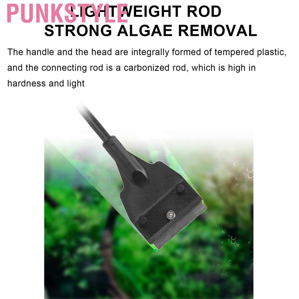 Punkstyle Fish Tank Algae Scraper Corner Handheld Universal Moss ...